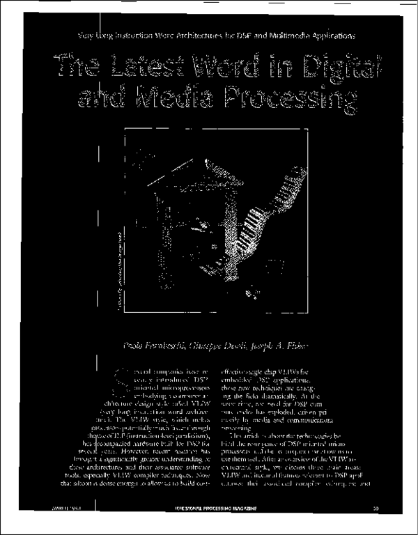 (PDF) The latest word in digital and media processing | Giuseppe Desoli ...