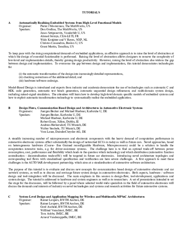 (PDF) System-Level Design and Application Mapping for Wireless and Multimedia MPSoC Architectures