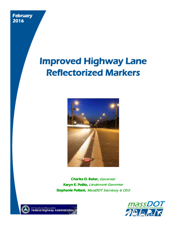 (PDF) Improved Highway Lane Reflectorized Markers