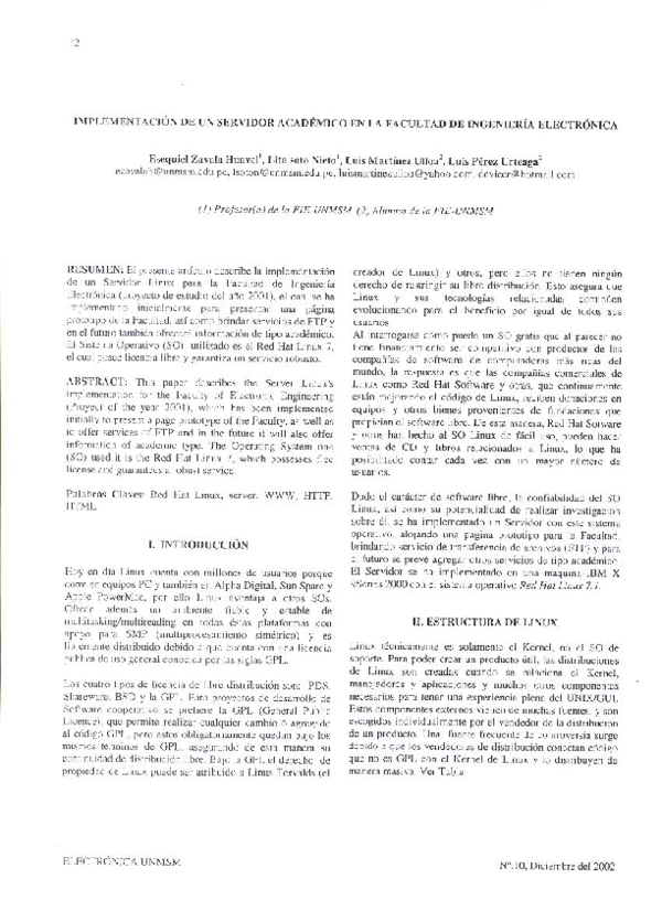 (PDF) Implementación de un Servidor Académico en La Facultad De Ingeniería Electrónica