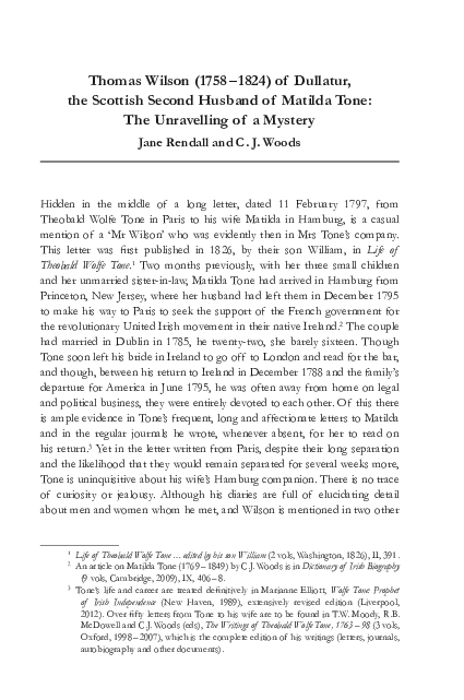 (PDF) Thomas Wilson (1758 – 1824) of Dullatur, the Scottish Second ...