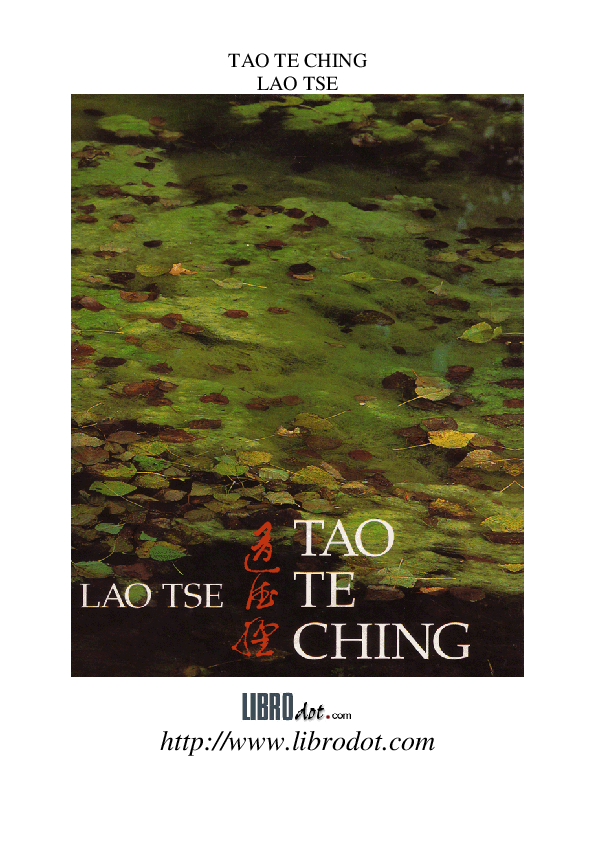 (PDF) Tao te ching - Lao Tse ( idioma en español)