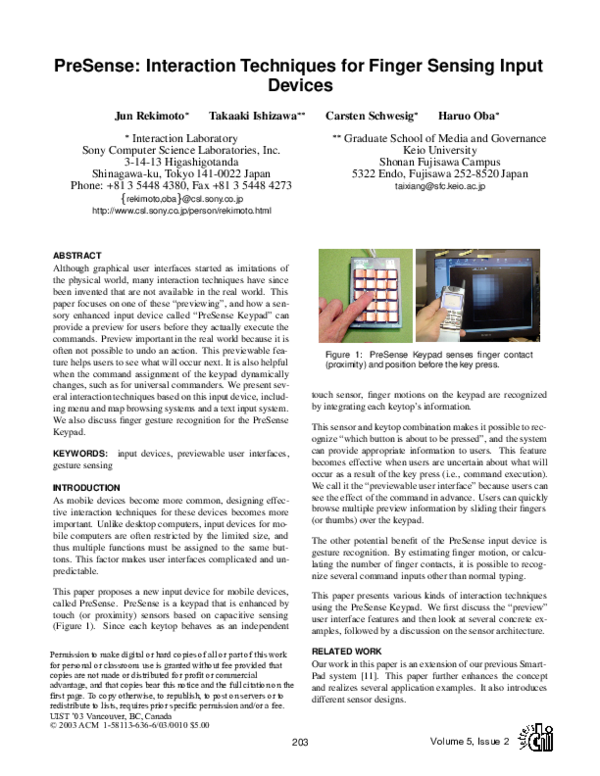 (PDF) PreSense