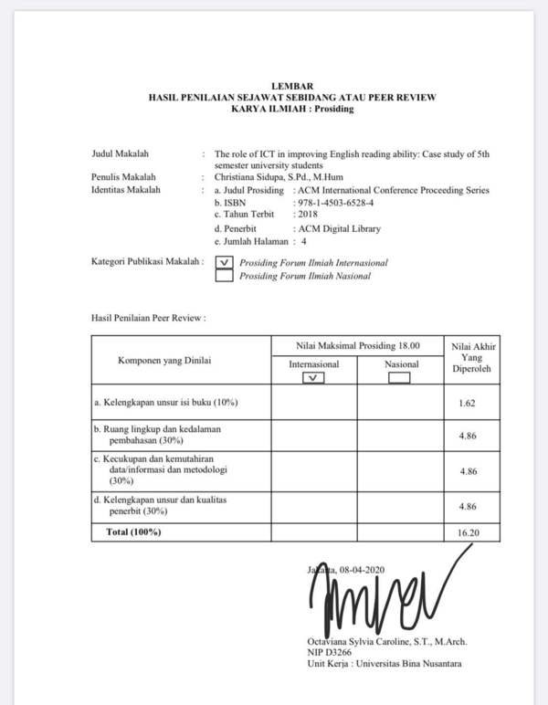 (PDF) Peer Review "The role of ICT in improving English reading ability ...