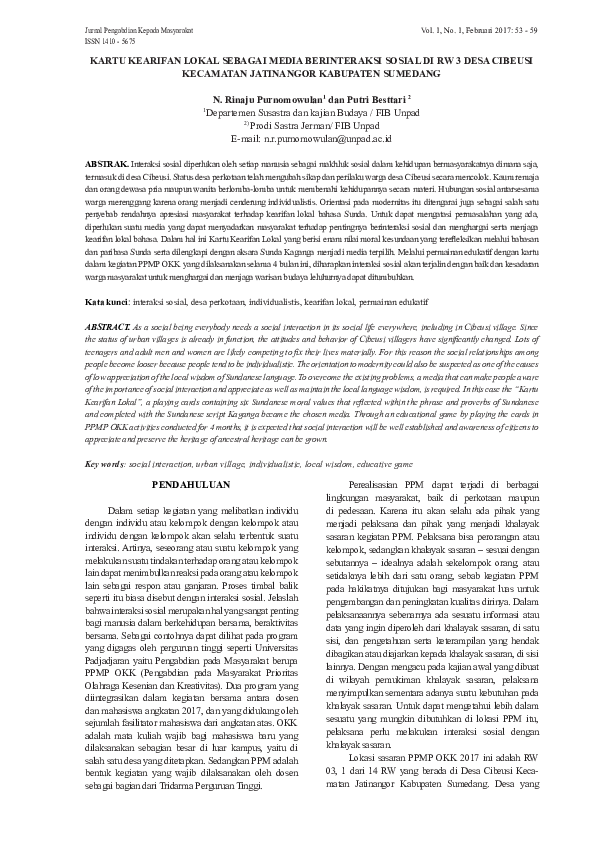 (PDF) Departemen Susastra dan kajian Budaya / FIB Unpad 2)
