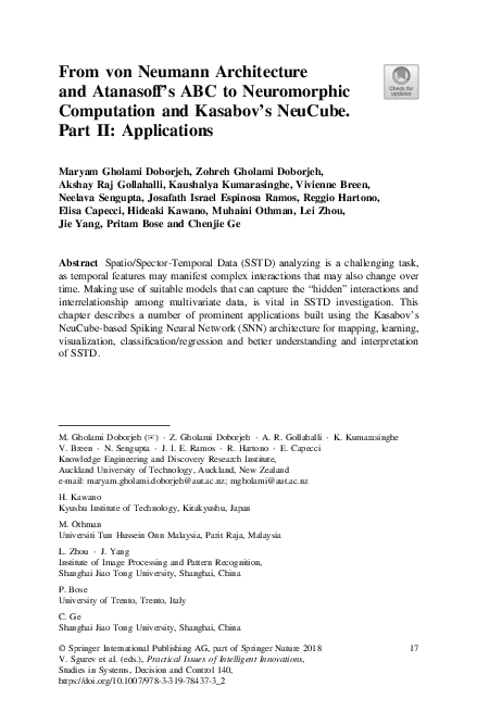 (PDF) From von Neumann Architecture and Atanasoff’s ABC to Neuromorphic Computation and Kasabov ...