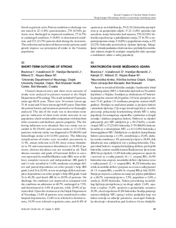 (PDF) A questionnaire on stroke patients