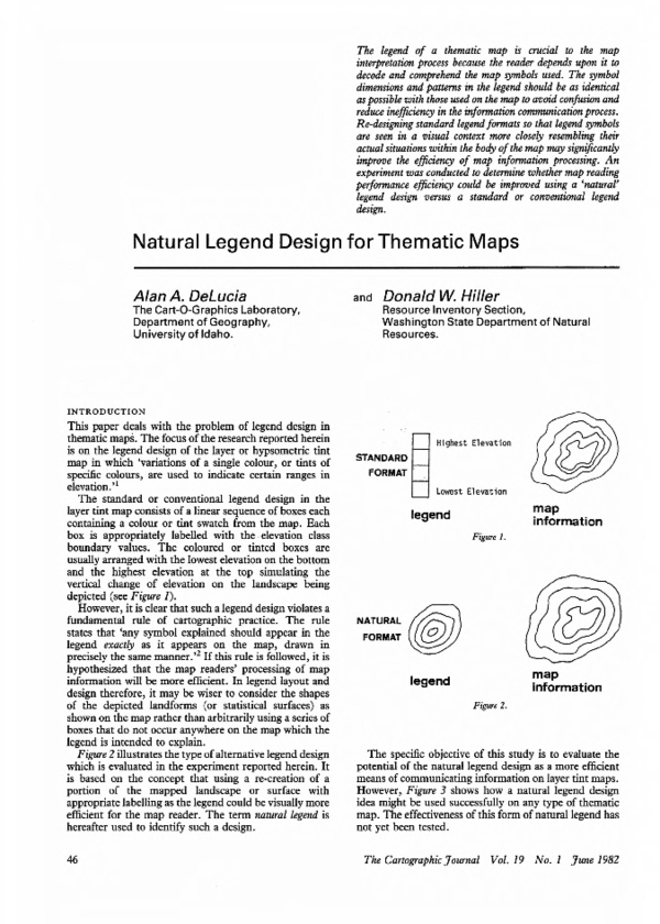 (PDF) Natural Legend Design for Thematic Maps