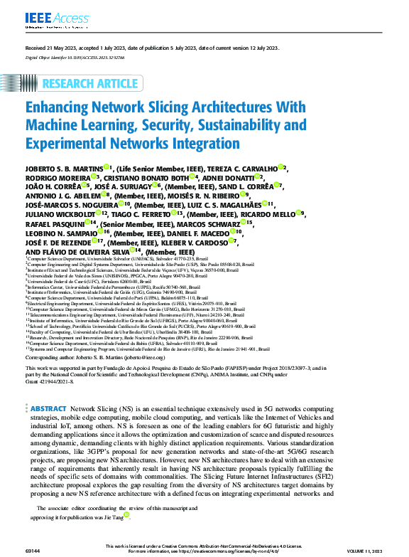 (PDF) Enhancing Network Slicing Architectures With Machine Learning ...
