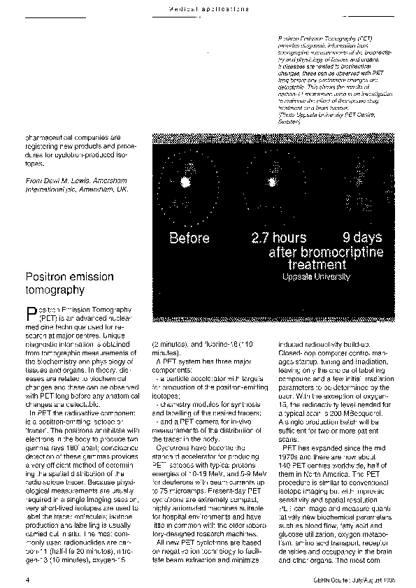 (PDF) Positron emission tomography