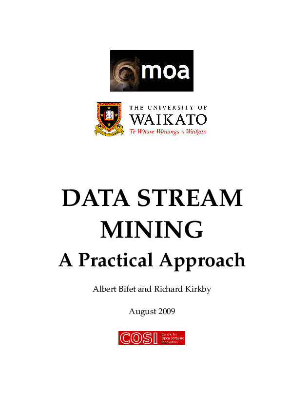 (PDF) Data Stream Mining | amany soliman - Academia.edu