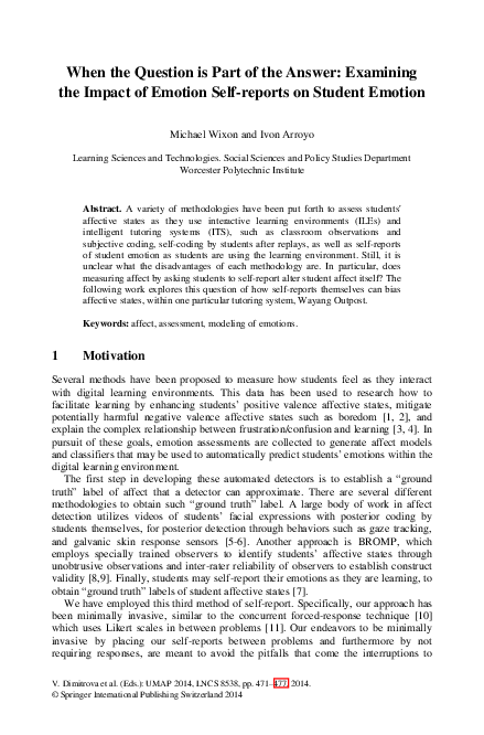 (PDF) When the Question is Part of the Answer: Examining the Impact of ...