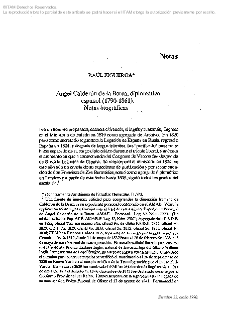 (PDF) Ángel Calderón de la Barca, diplomático español (1790-1861 ...