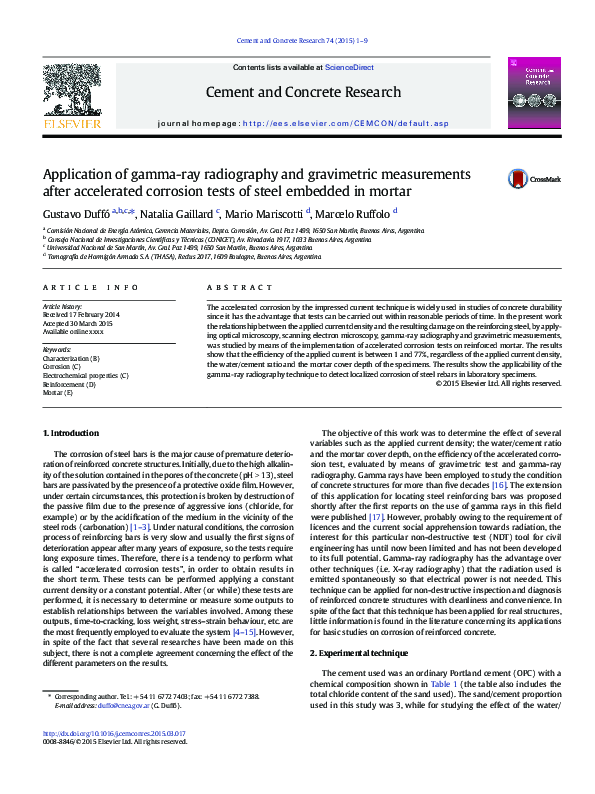 (PDF) Application of gamma-ray radiography and gravimetric measurements ...