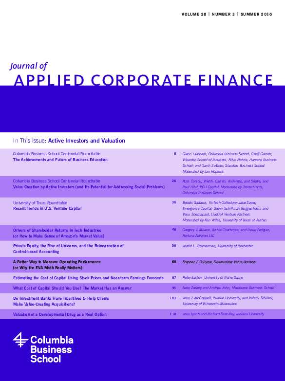 (PDF) A Better Way to Measure Operating Performance (or Why the EVA ...