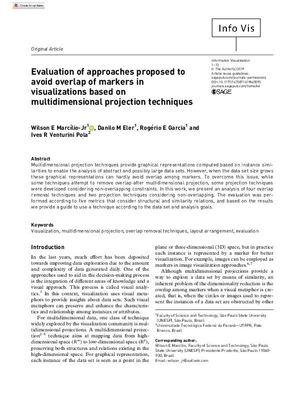 Pdf Evaluation Of Approaches Proposed To Avoid Overlap Of Markers In