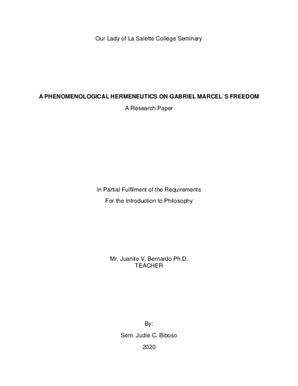 (PDF) INTRODUCTION TO PHILO RESEARCH PAPER