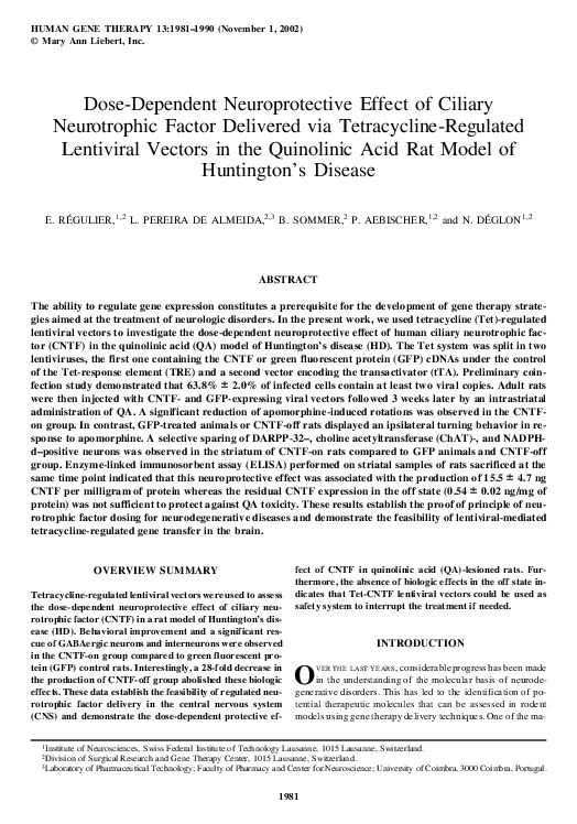 (PDF) Dose-Dependent Neuroprotective Effect of Ciliary Neurotrophic ...