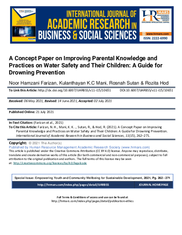 (PDF) A Concept Paper on Improving Parental Knowledge and Practices on ...