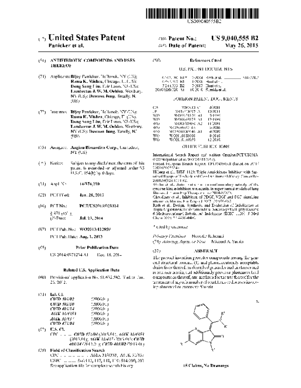 (PDF) United States Patent Panicker