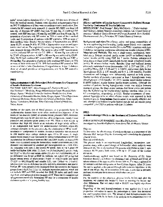 (PDF) Efficacy and safety of insulin aspart compared to buffered human ...