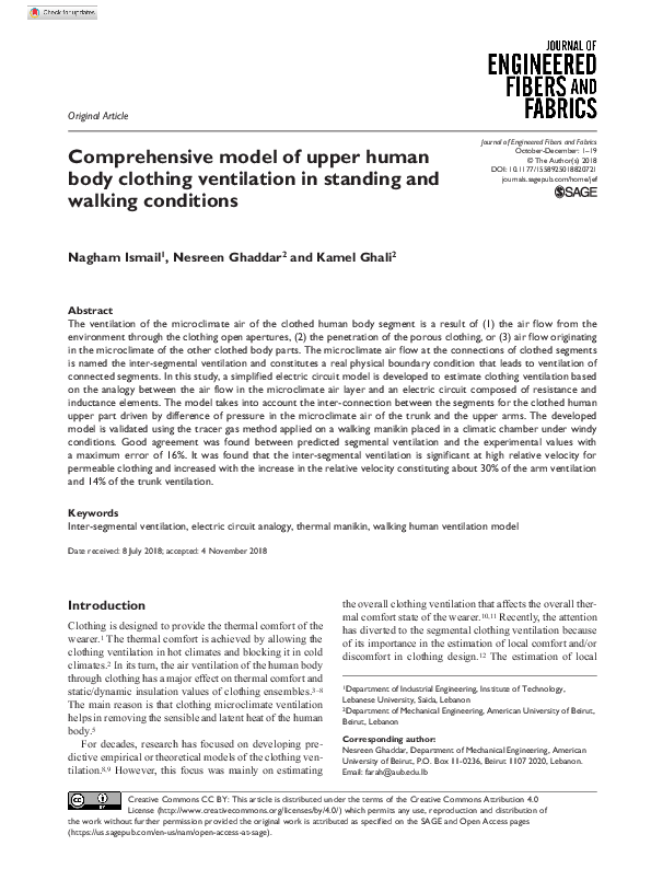 (PDF) Comprehensive model of upper human body clothing ventilation in ...