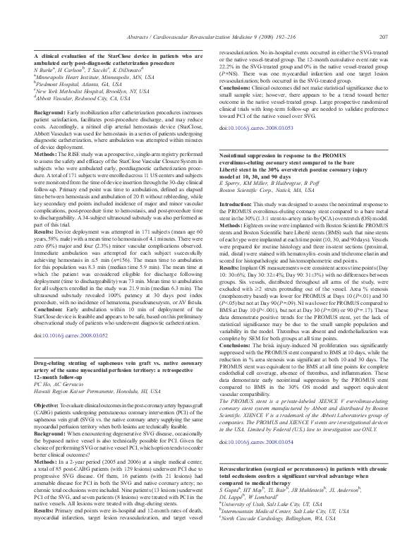 (PDF) A clinical evaluation of the StarClose device in patients who are ...