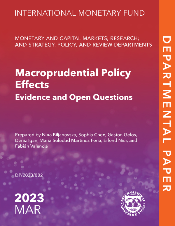 (PDF) Macroprudential Policy Effects