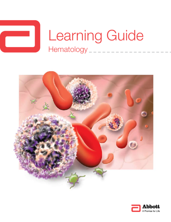 (PDF) Abott Hematology Learning Guide