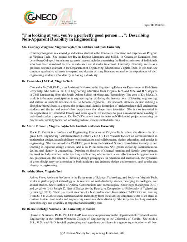 (PDF) “I'm Looking at You, You're a Perfectly Good Person ...