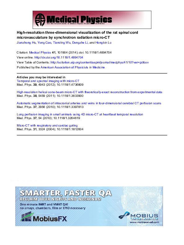 (PDF) High resolution three- dimensional visualization using neutron ...