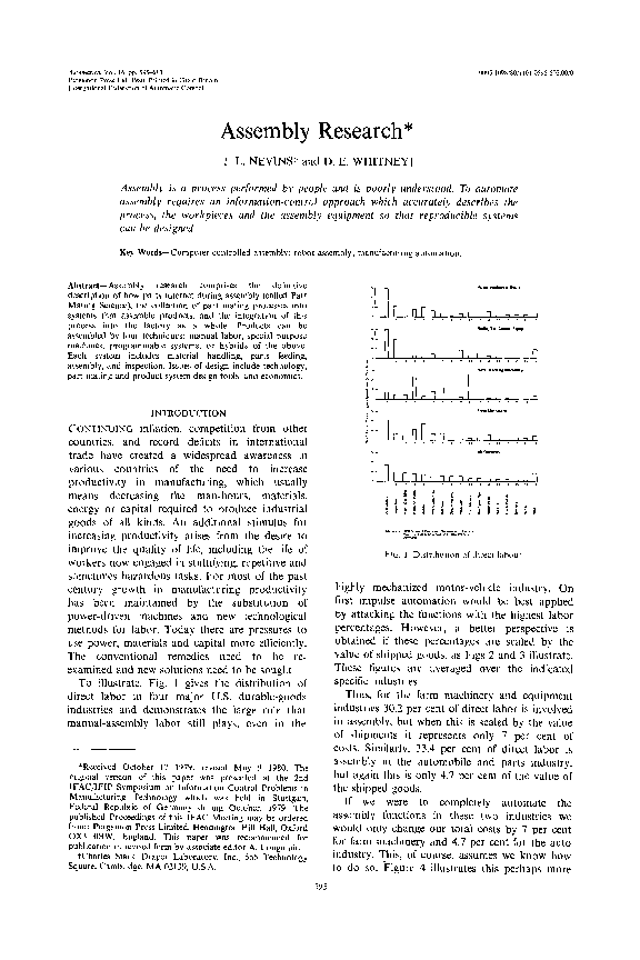 (PDF) Assembly research