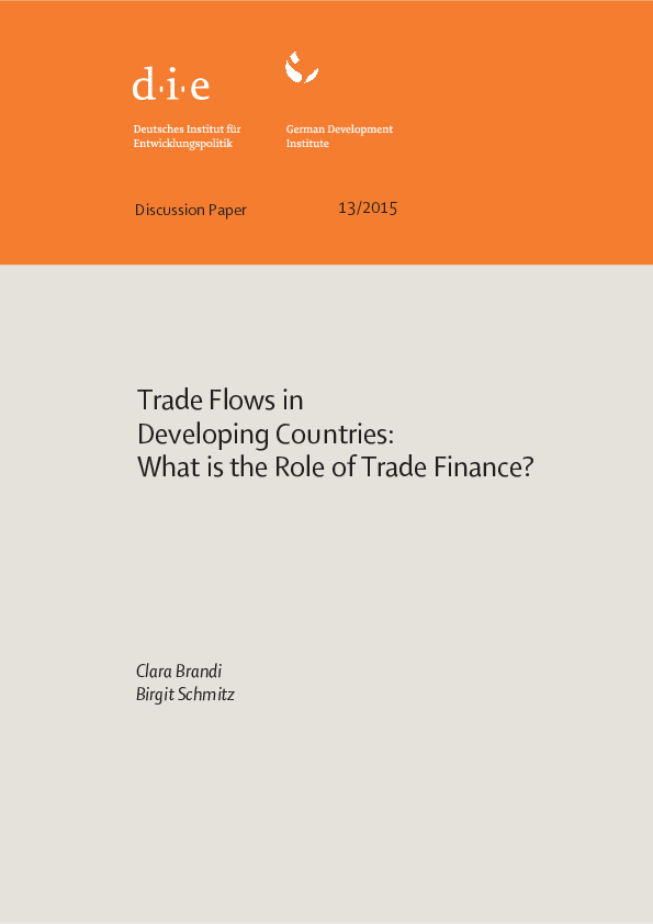 (PDF) Trade Flows in Developing Countries: What is the Role of Trade ...