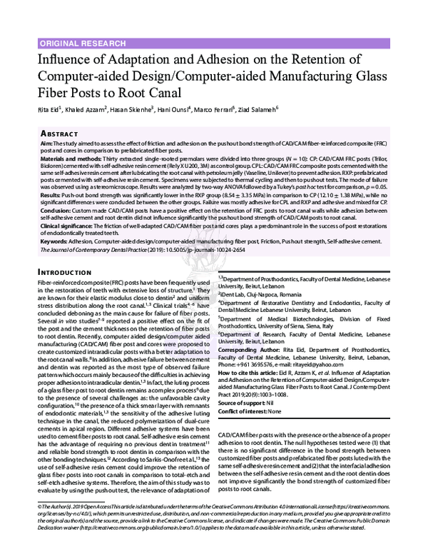 (PDF) Influence of Adaptation and Adhesion on the Retention of Computer ...