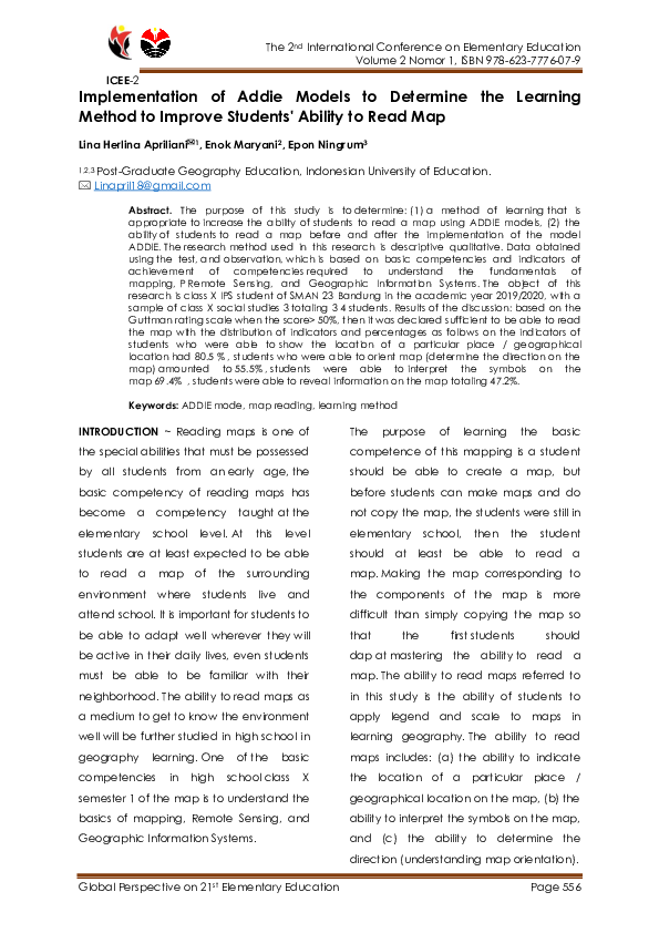 (PDF) Implementation of Addie Models to Determine the Learning Method ...