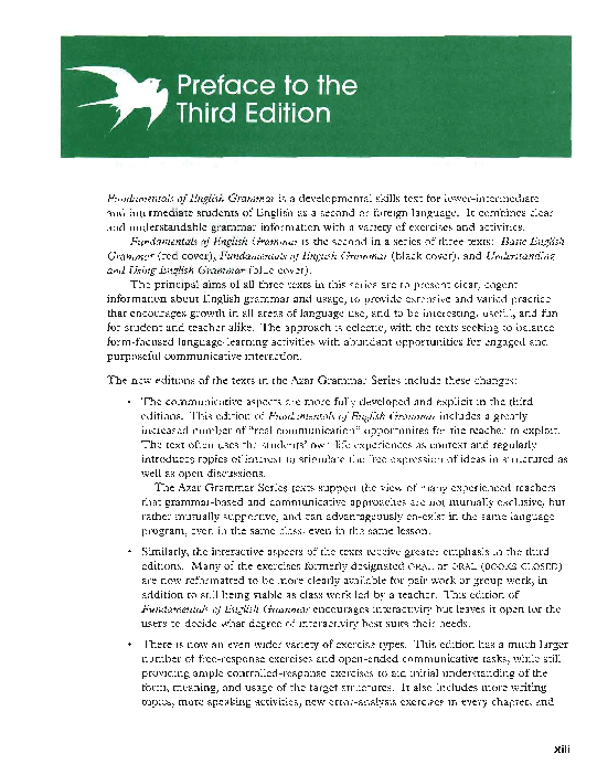 (PDF) Preface to the Third Edition