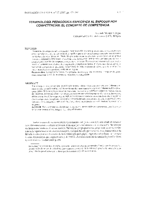 (PDF) Terminología pedagógica específica al enfoque por competencias ...