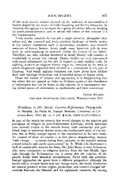 (PDF) Wondrous in His Saints: Counter-Reformation Propaganda in Bavaria