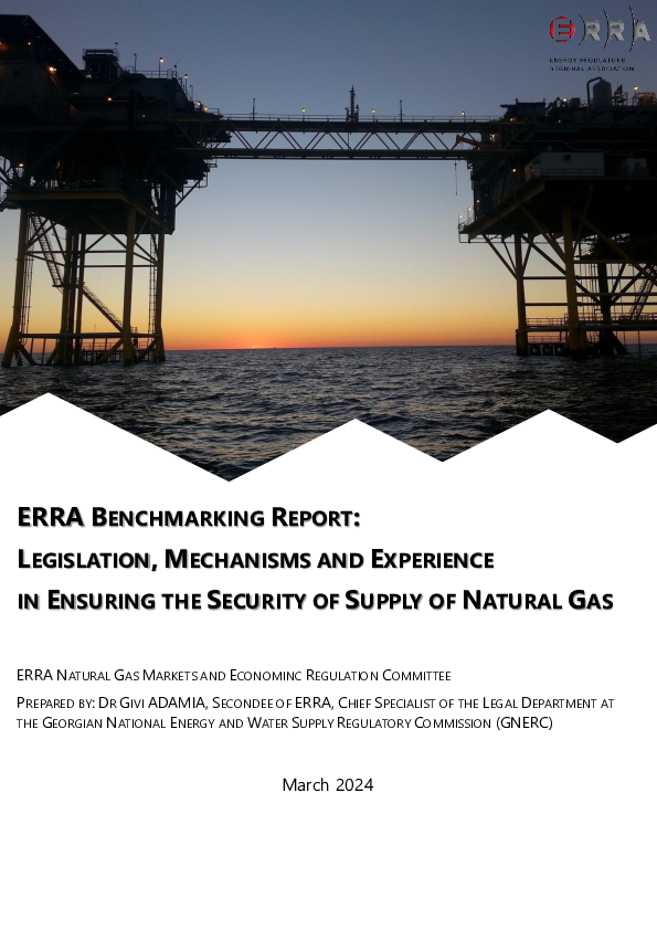(PDF) ERRA NG COM Benchmarking Report Legislation Mechanisms and ...