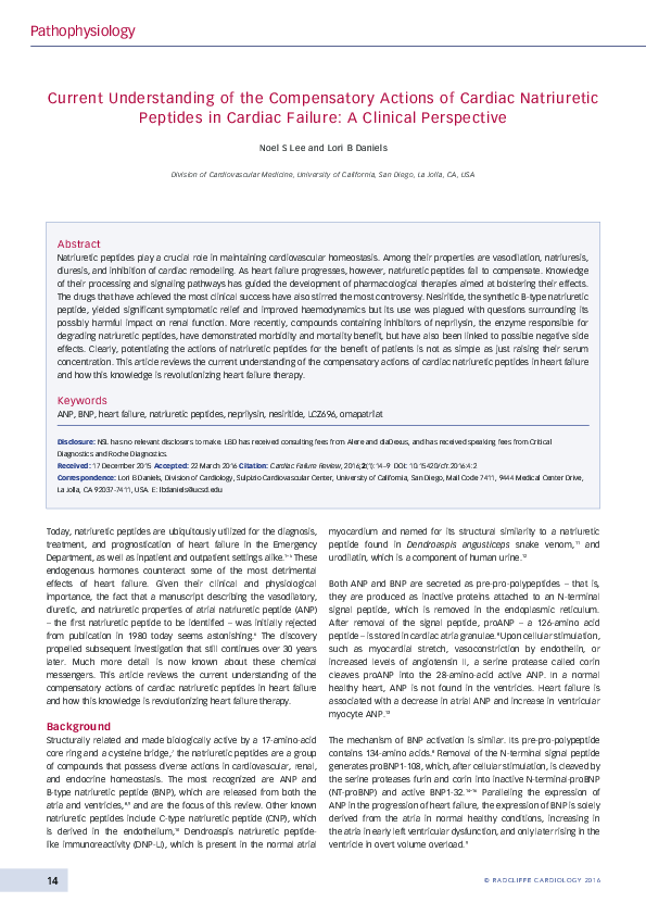 (PDF) Current Understanding Of The Compensatory Actions Of Cardiac ...