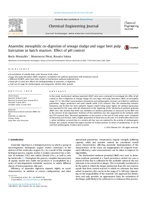 (PDF) Anaerobic mesophilic co-digestion of sewage sludge with glycerol: Enhanced biohydrogen ...