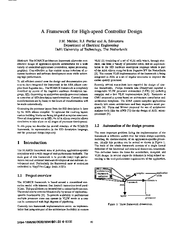 (PDF) A framework for high-speed controller design