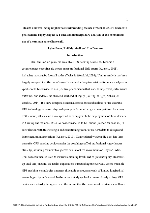 (PDF) Health and well-being implications surrounding the use of ...
