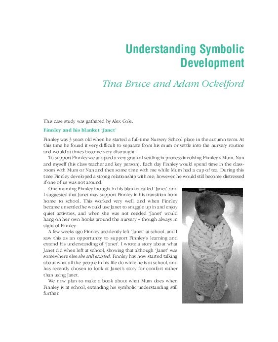 (PDF) Understanding symbolic development