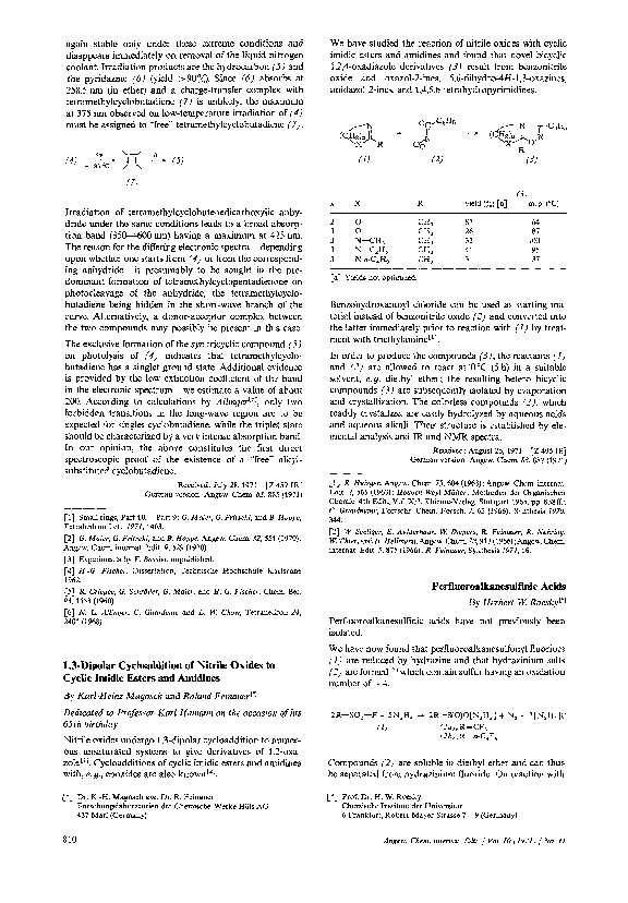 (PDF) 1,3-Dipolar Cycloaddition of Nitrile Oxides to [C60]fullerene: A ...