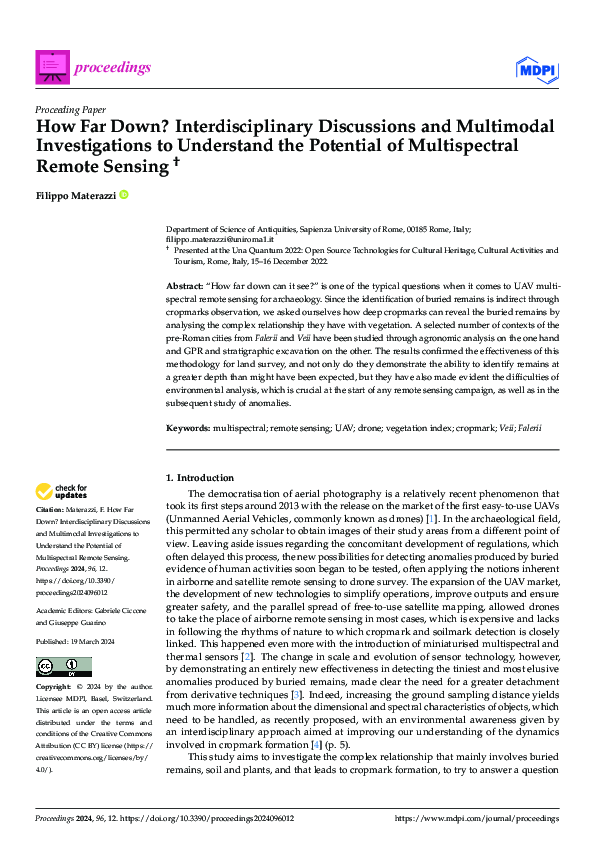 (PDF) How Far Down? Interdisciplinary Discussions and Multimodal ...