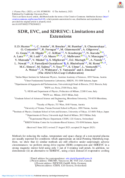 (PDF) SDR, EVC, and SDREVC: Limitations and Extensions | S. Chesnevskaya - Academia.edu