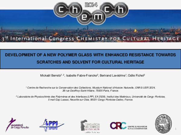 (PDF) Development of a New Polymer Glass with Enhanced Resistance ...