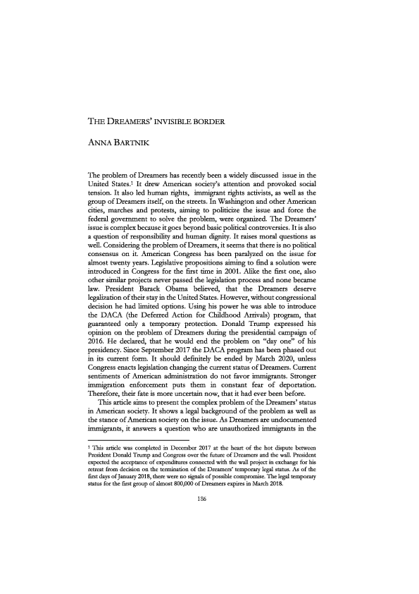 (PDF) The dreamer's invisible border