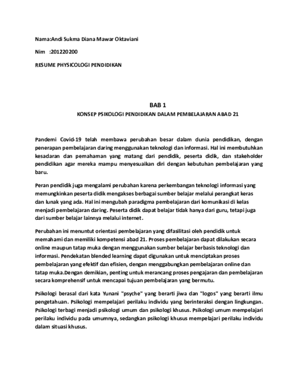 (PDF) Resume andi sukma diana